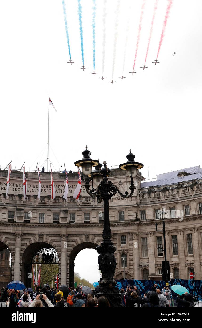 The Royal Air Force Aerobatic Team otherwise known as The Red Arrows ...