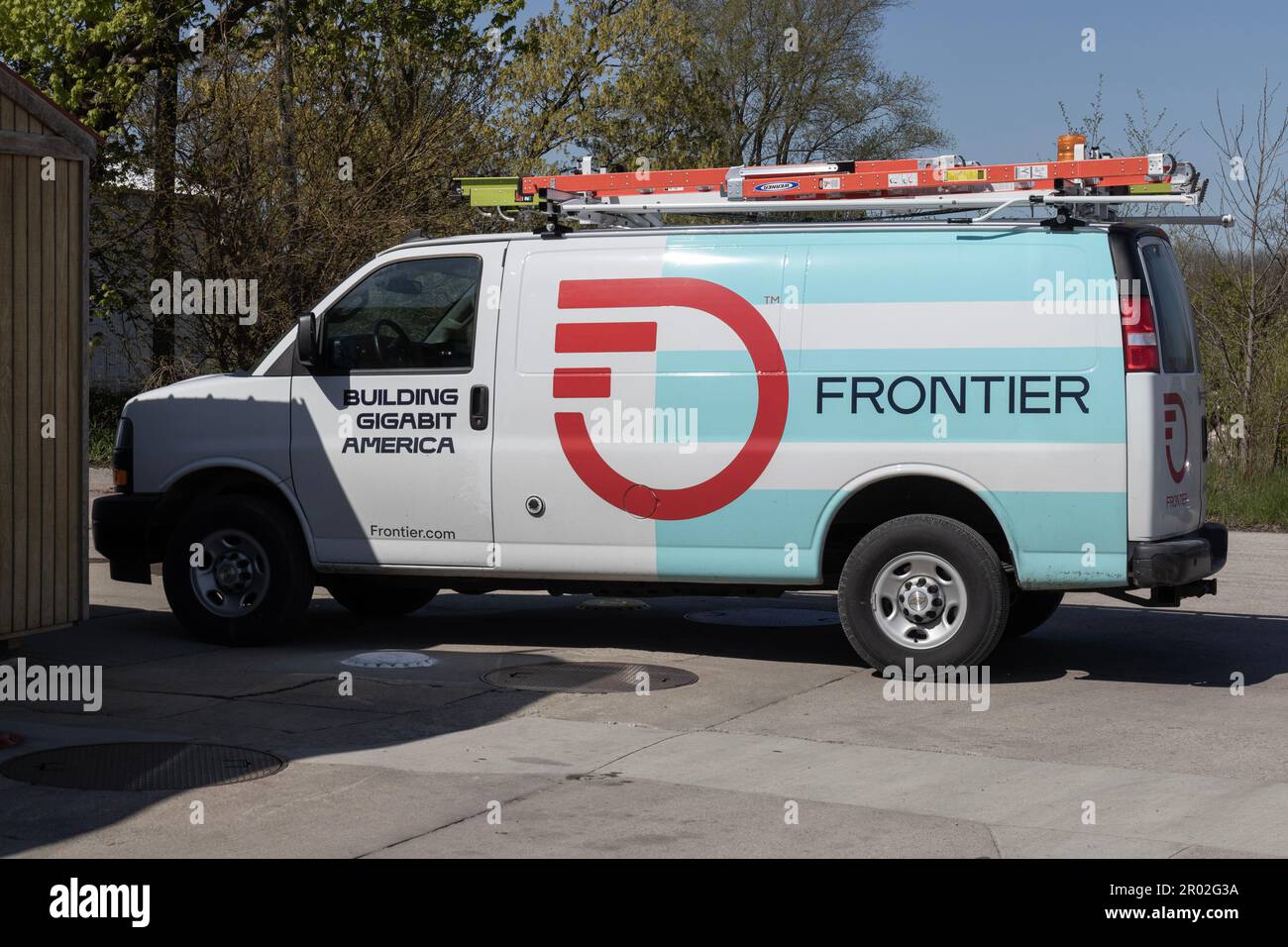 Frontier Communications Truck