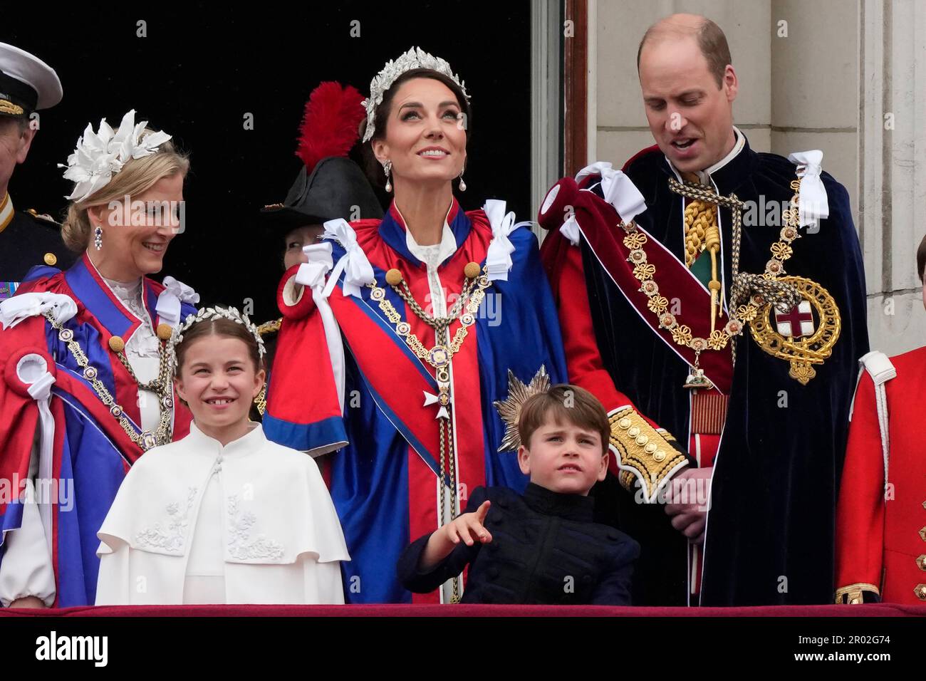 From left: Sophie Duchess of Edinburgh, Princess Charlotte, Kate ...