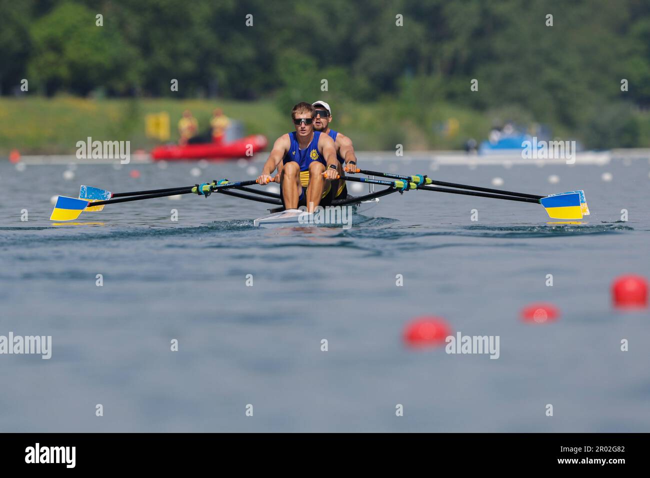 Zagreb, Croatia. 06th May, 2023. Yuriy Ivanov and Pavlo Yurchenko of ...