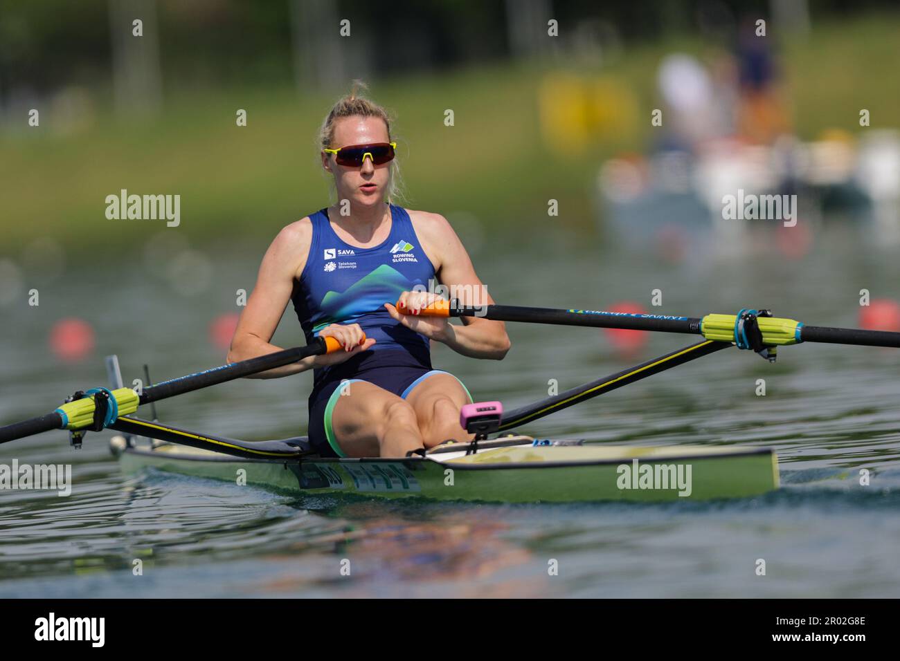 Zagreb, Croatia. 06th May, 2023. Nina Kostanjsek of Slovenia competes ...