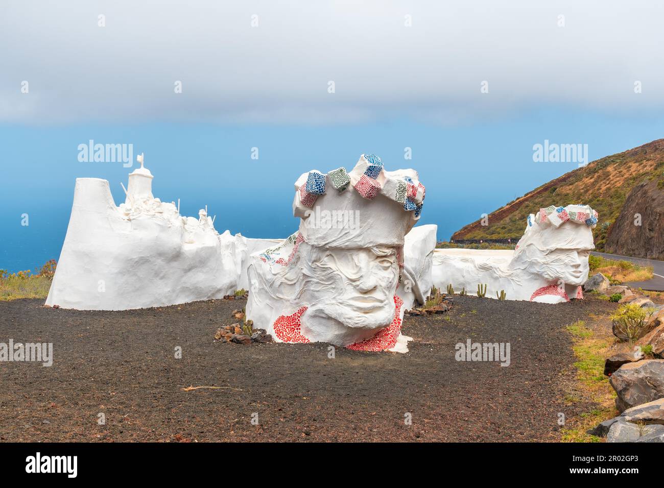 Precious sculpture of the village of Valverde on the island of El ...