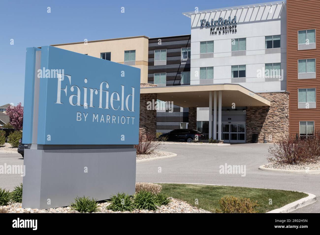 Warsaw - Circa May 2023: Fairfield hotel property. Fairfield Business ...