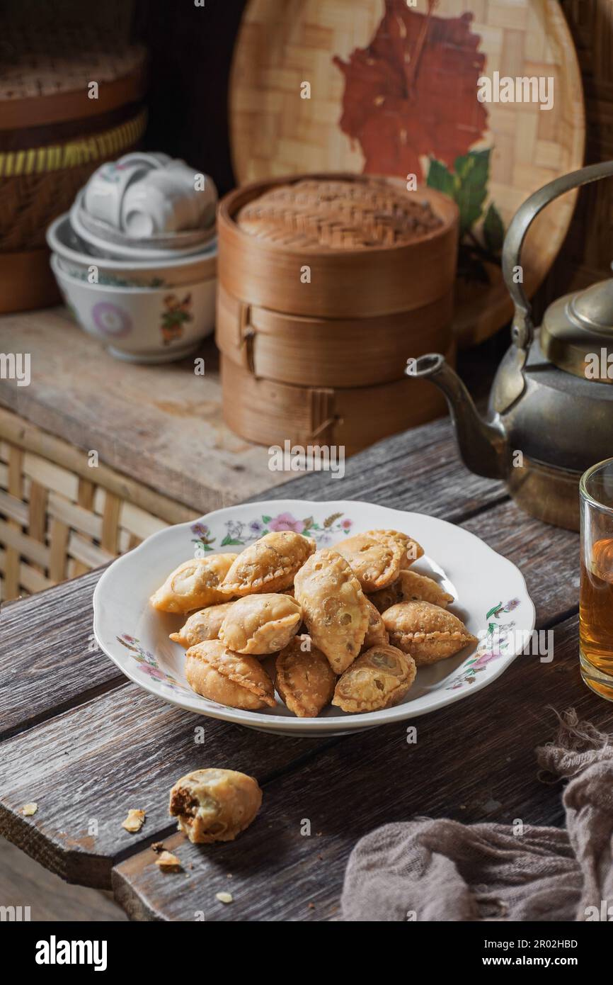 Curry Puff mini or malay called Karipap Mini Stock Photo - Alamy