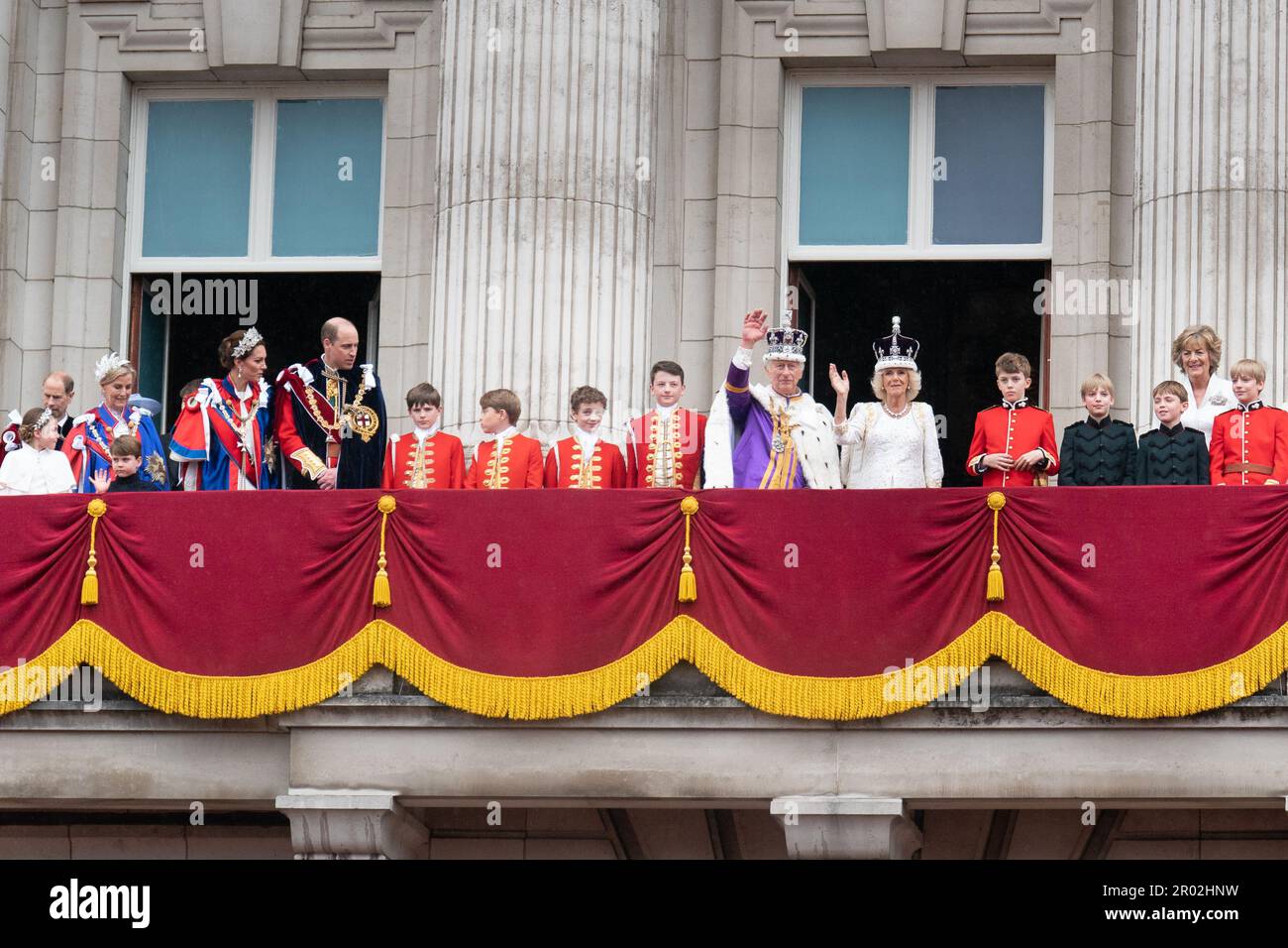 The Duke of Edinburgh, the Duchess of Edinburgh, the Princess Royal ...