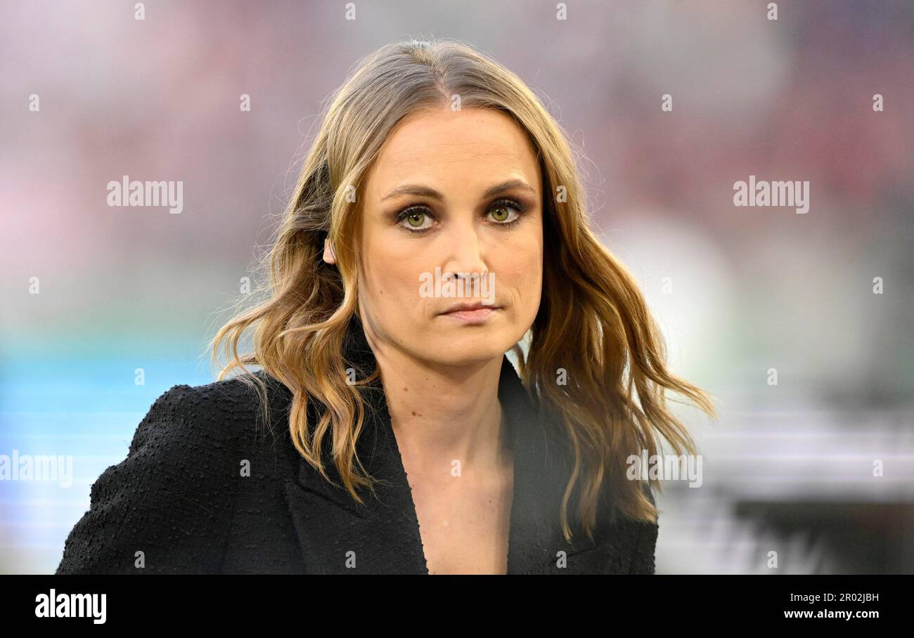 Sports presenter Nele Schenker, portrait, SKY, Mercedes-Benz Arena ...