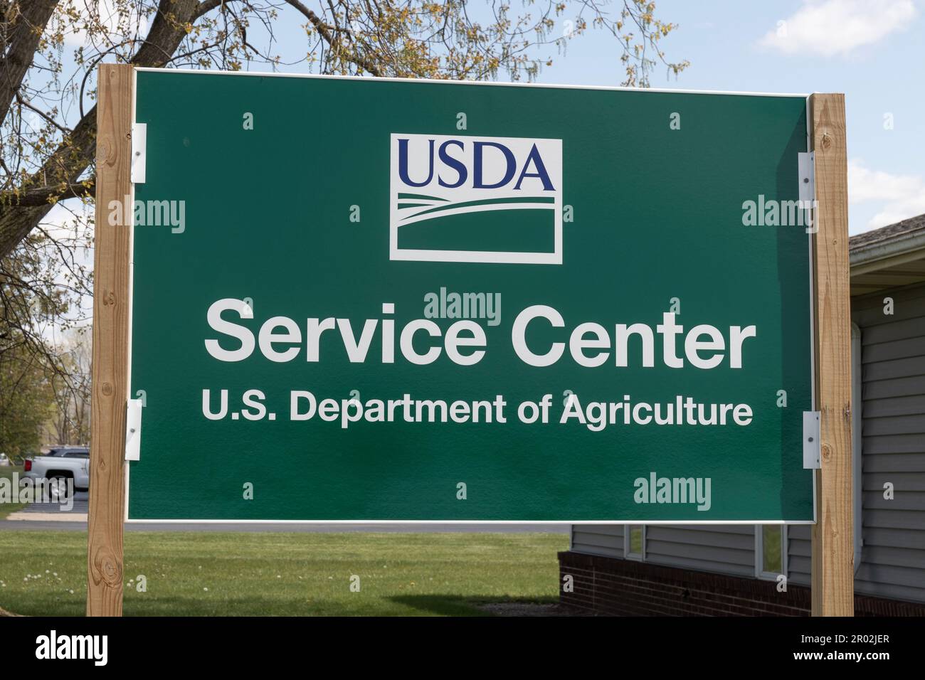 Warsaw - Circa May 2023: USDA Service Center. The US Department of ...