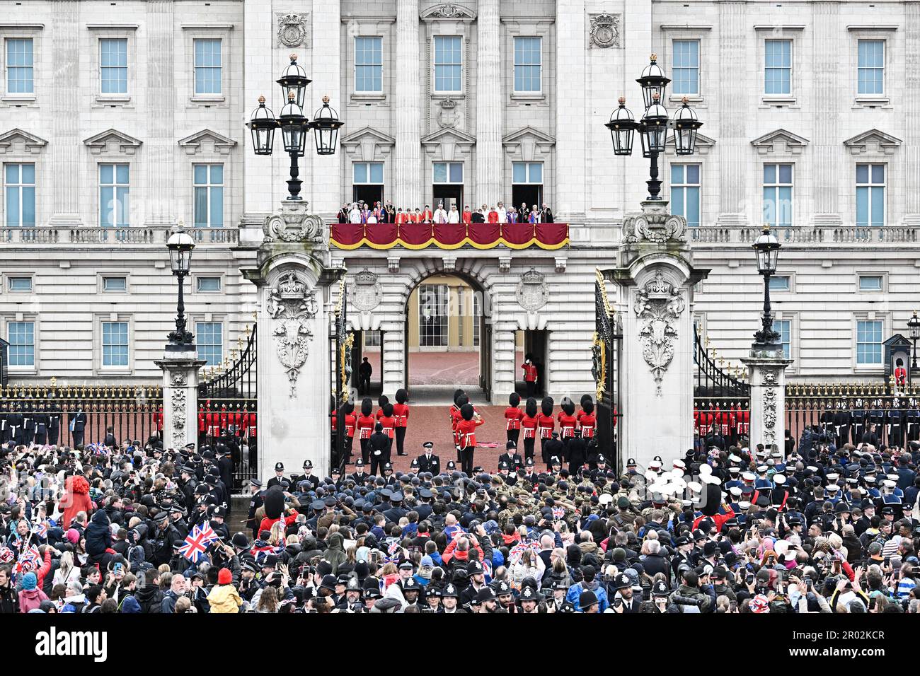 Members of the royal family: the Duke of Edinburgh, the Earl of Wessex ...