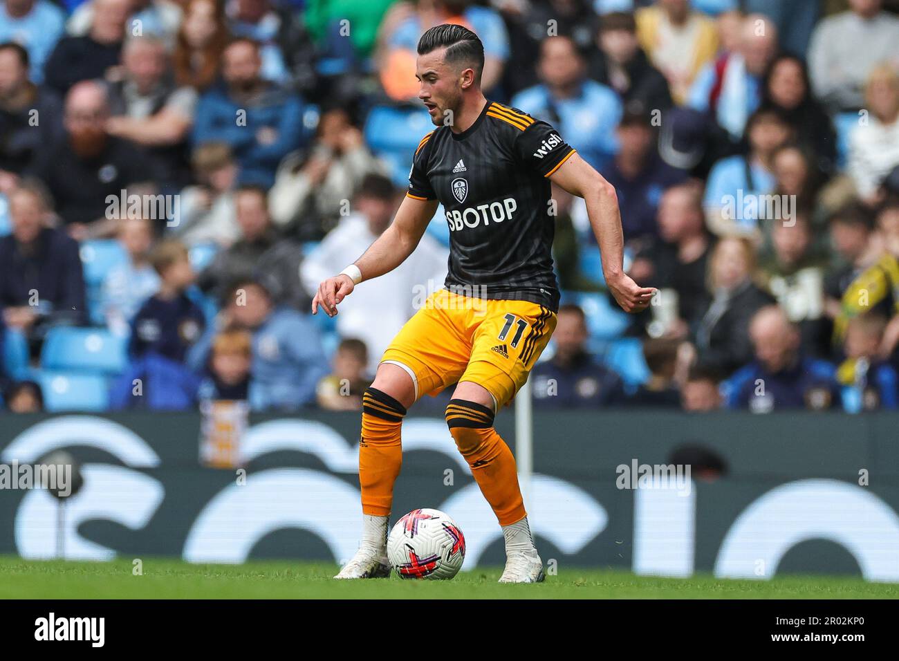 Jack Harrison #11 of Leeds United in action during the Premier League ...