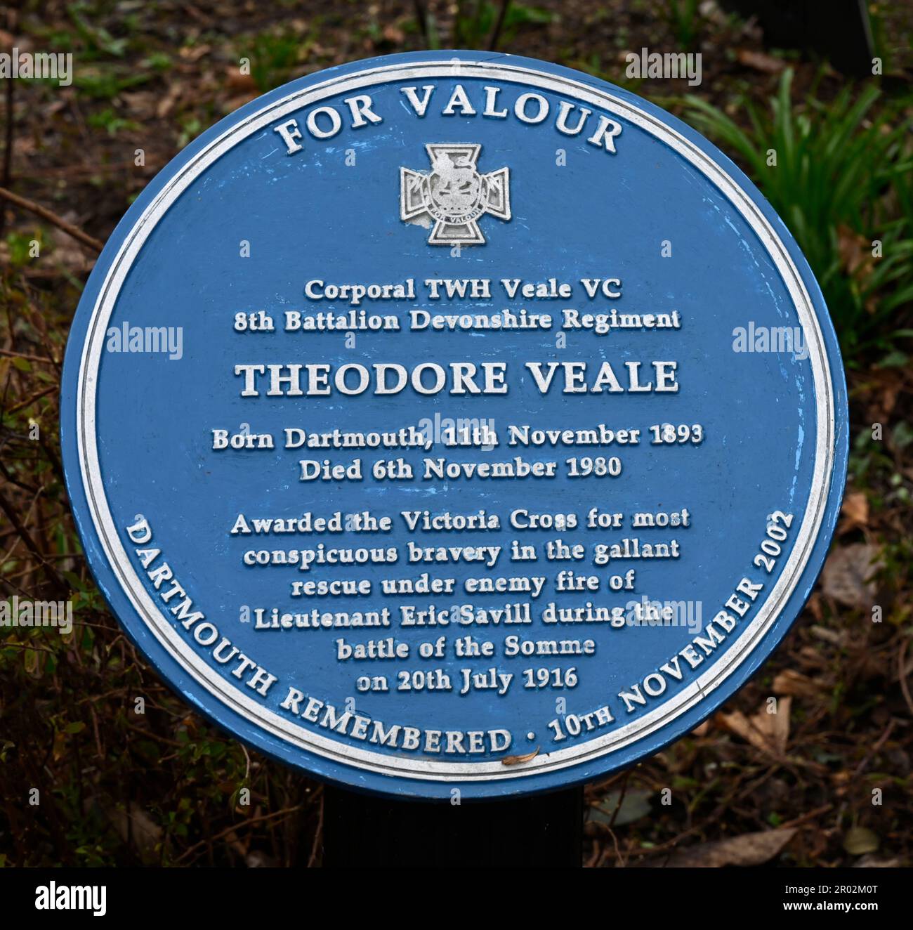Dartmouth blue plaques hi-res stock photography and images - Alamy