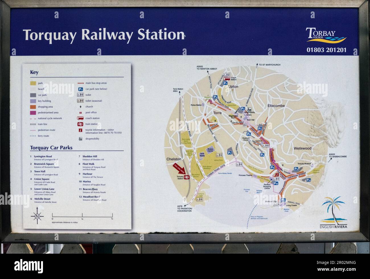 Torquay Railway Station, Torquay, Cornwall, England, UK - information ...