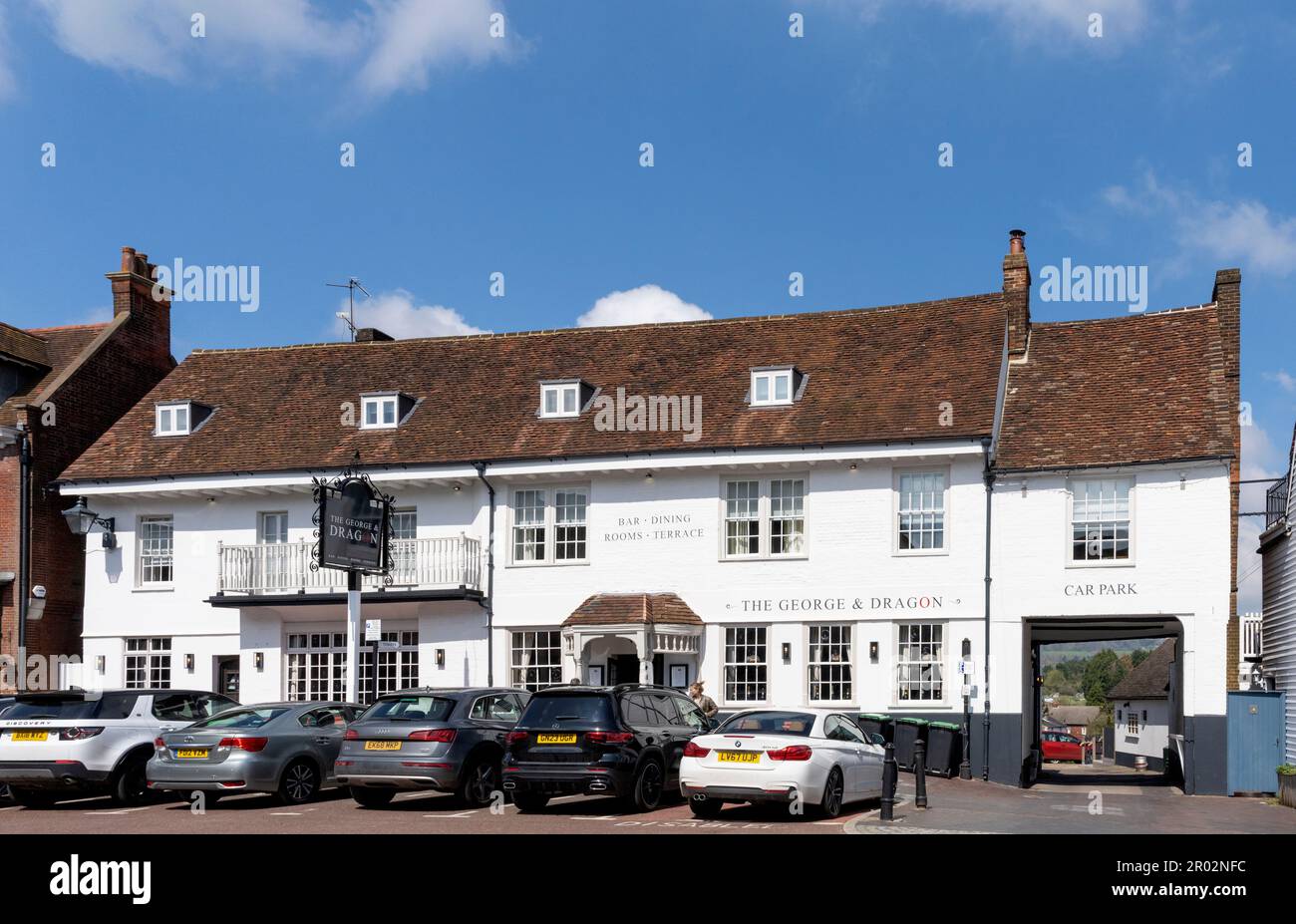The George & Dragon public house, Market Square, Westerham, Kent ...
