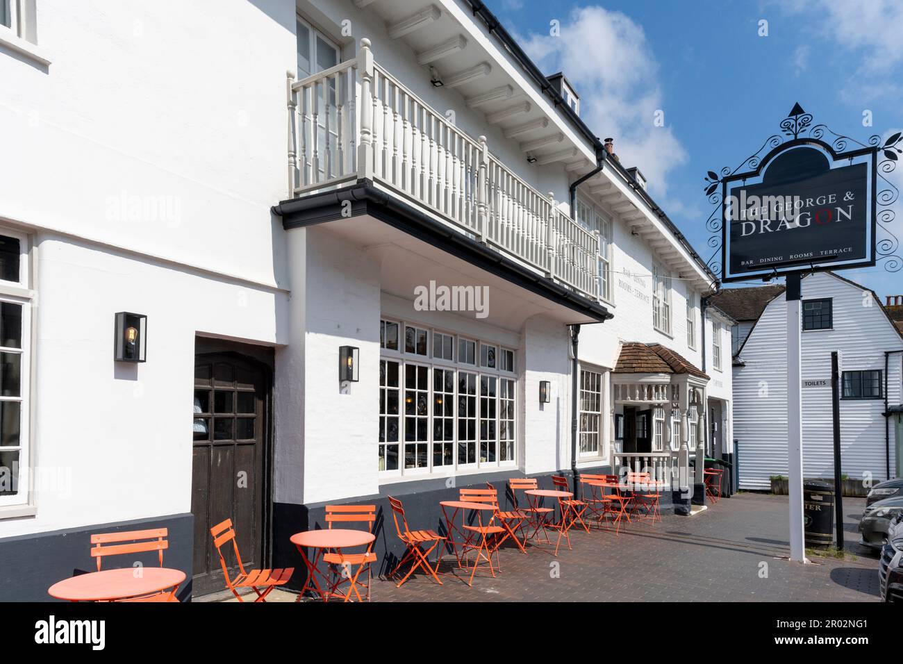The George & Dragon public house, Market Square, Westerham, Kent ...