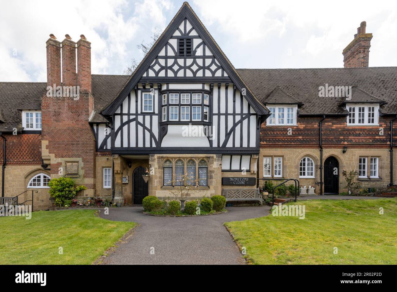 Moreton Almshouses, London Road, Westerham, Kent, England, Uk Stock ...