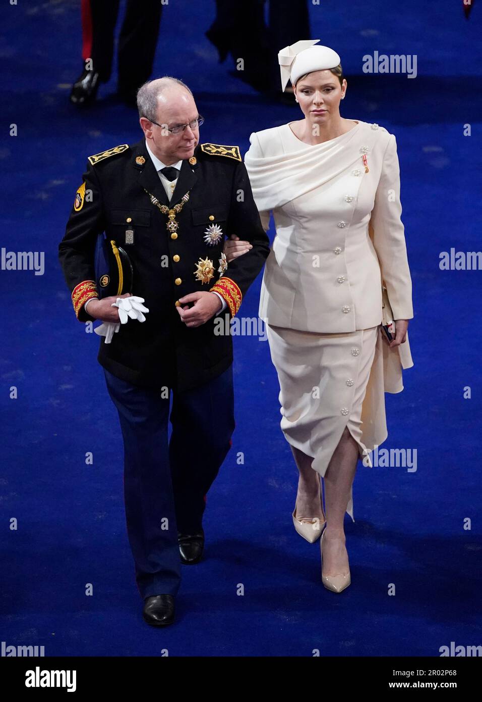 Prince Albert of Monaco and Princess Charlene of Monaco at the ...