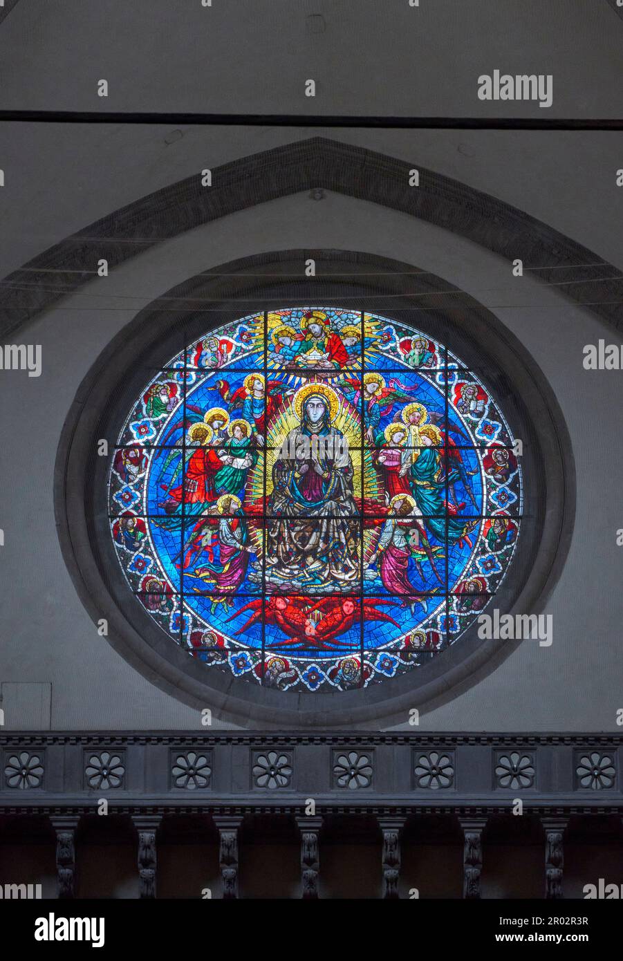 Impressive interior of Florence Duomo, Italy Stock Photo - Alamy