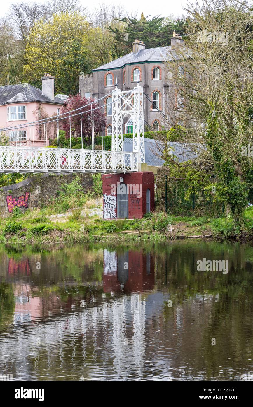 Cork, Ireland - April 16, 2023: Daly's or Shakey bridge crossing the ...