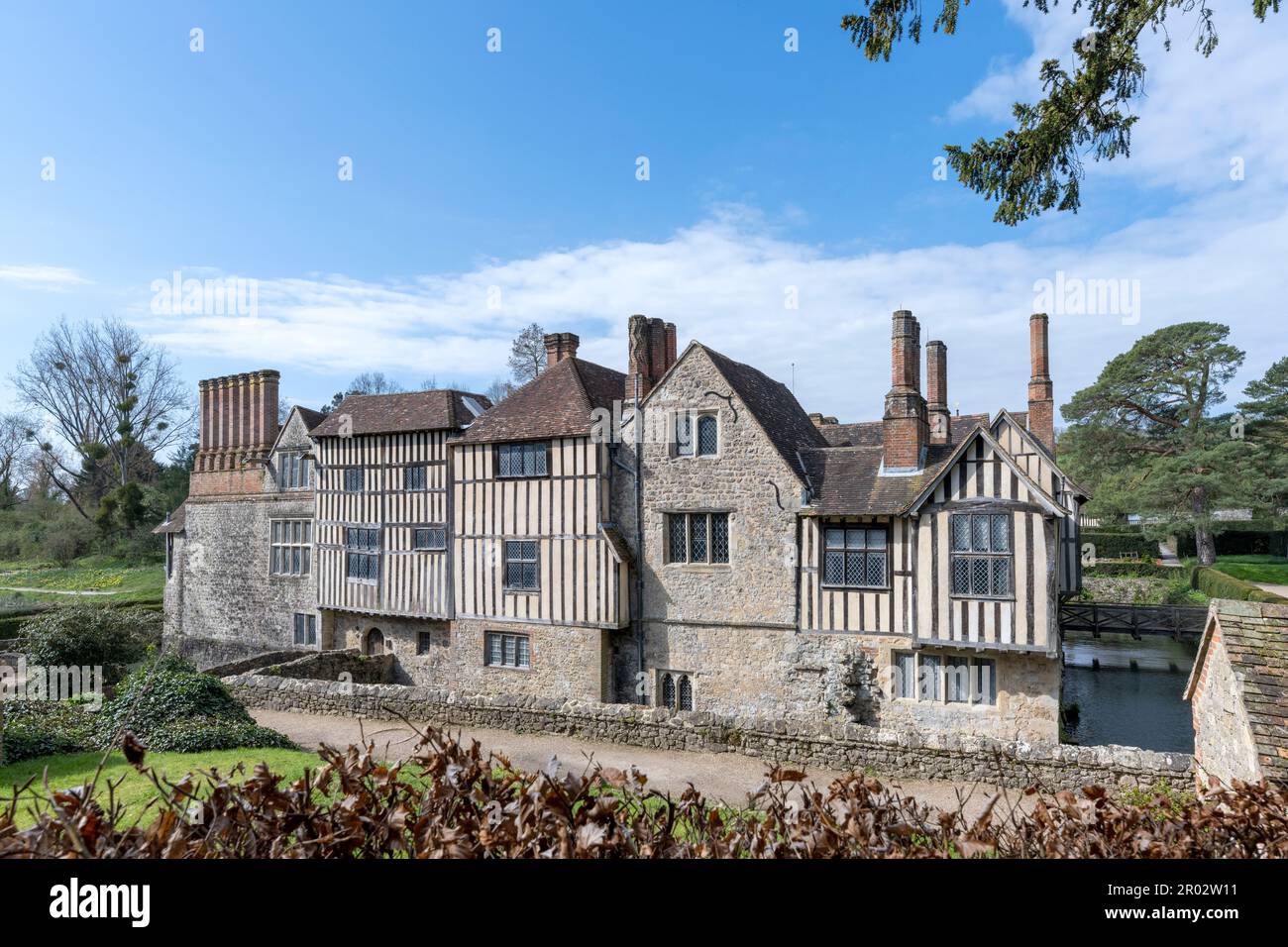 Ightham Mote medieval moated manor house, Mote Road, Ivy Hatch ...
