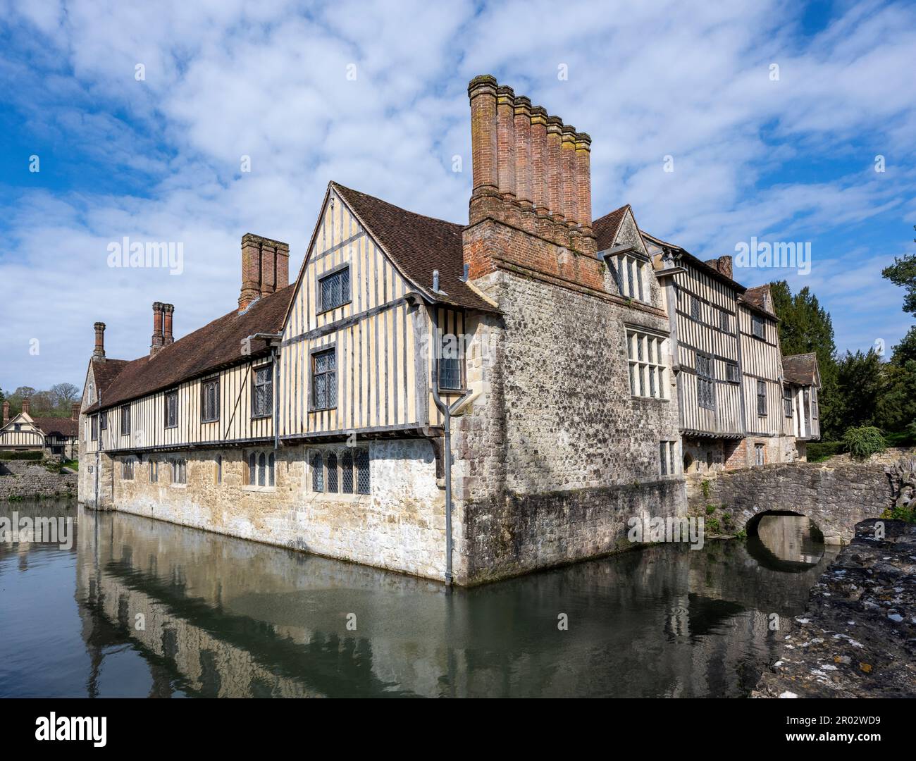 Ightham Mote medieval moated manor house, Mote Road, Ivy Hatch ...
