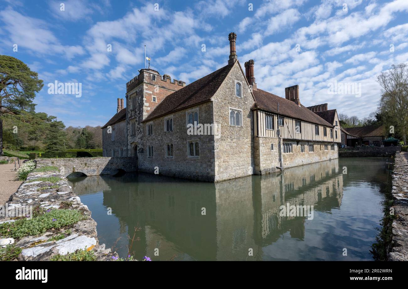 Ightham Mote medieval moated manor house, Mote Road, Ivy Hatch ...