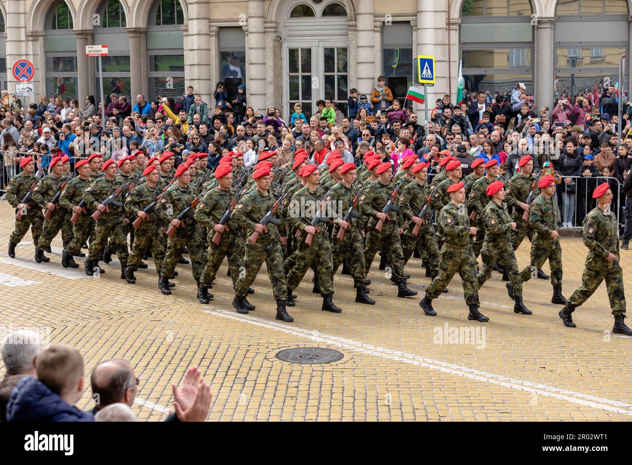 Sofia, Bulgaria - 6 May 2023 Military parade in Sofia, Bulgaria ...