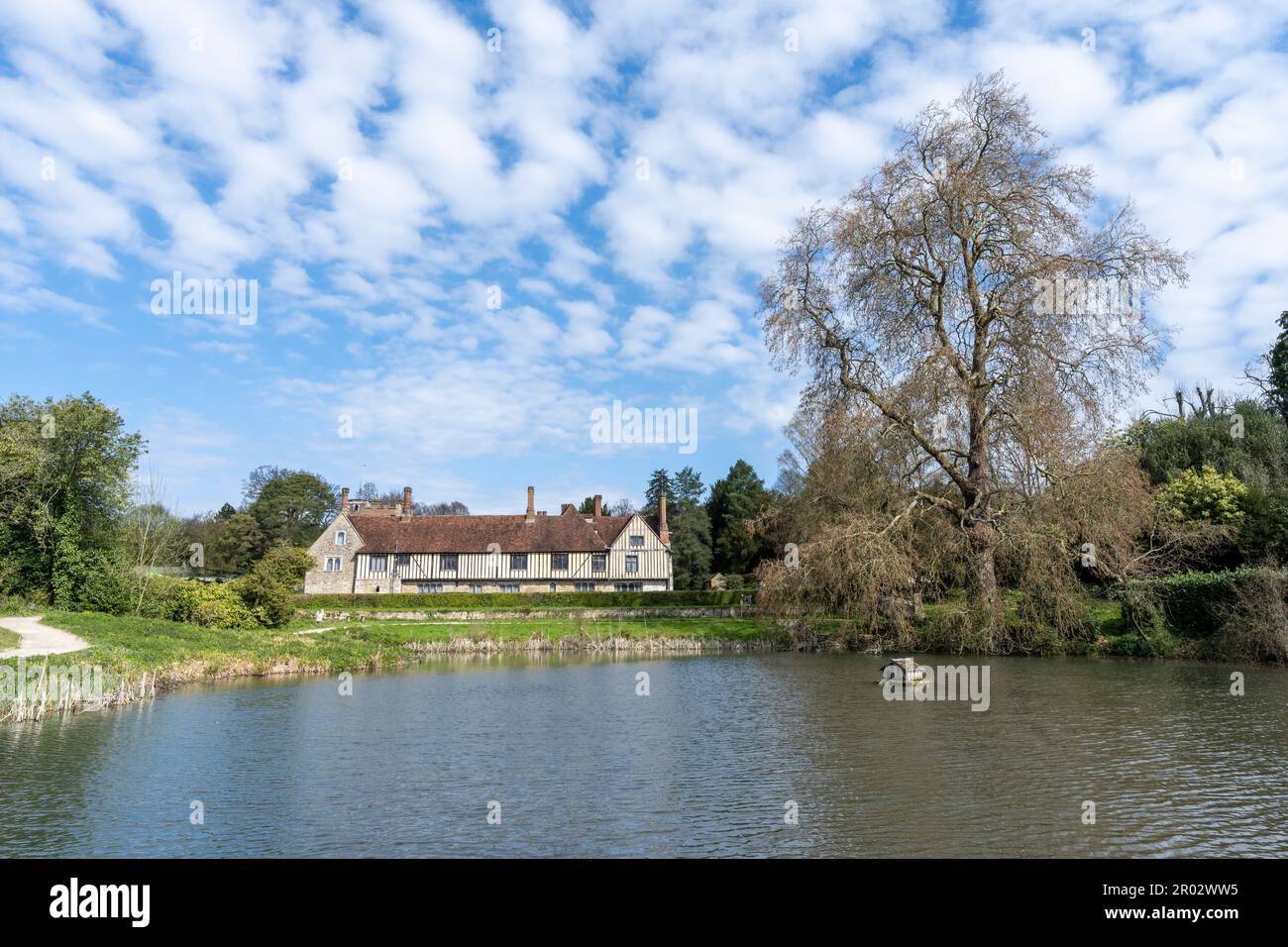 Ightham Mote medieval moated manor house, Mote Road, Ivy Hatch ...