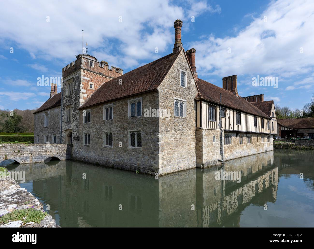 Ightham Mote medieval moated manor house, Mote Road, Ivy Hatch ...