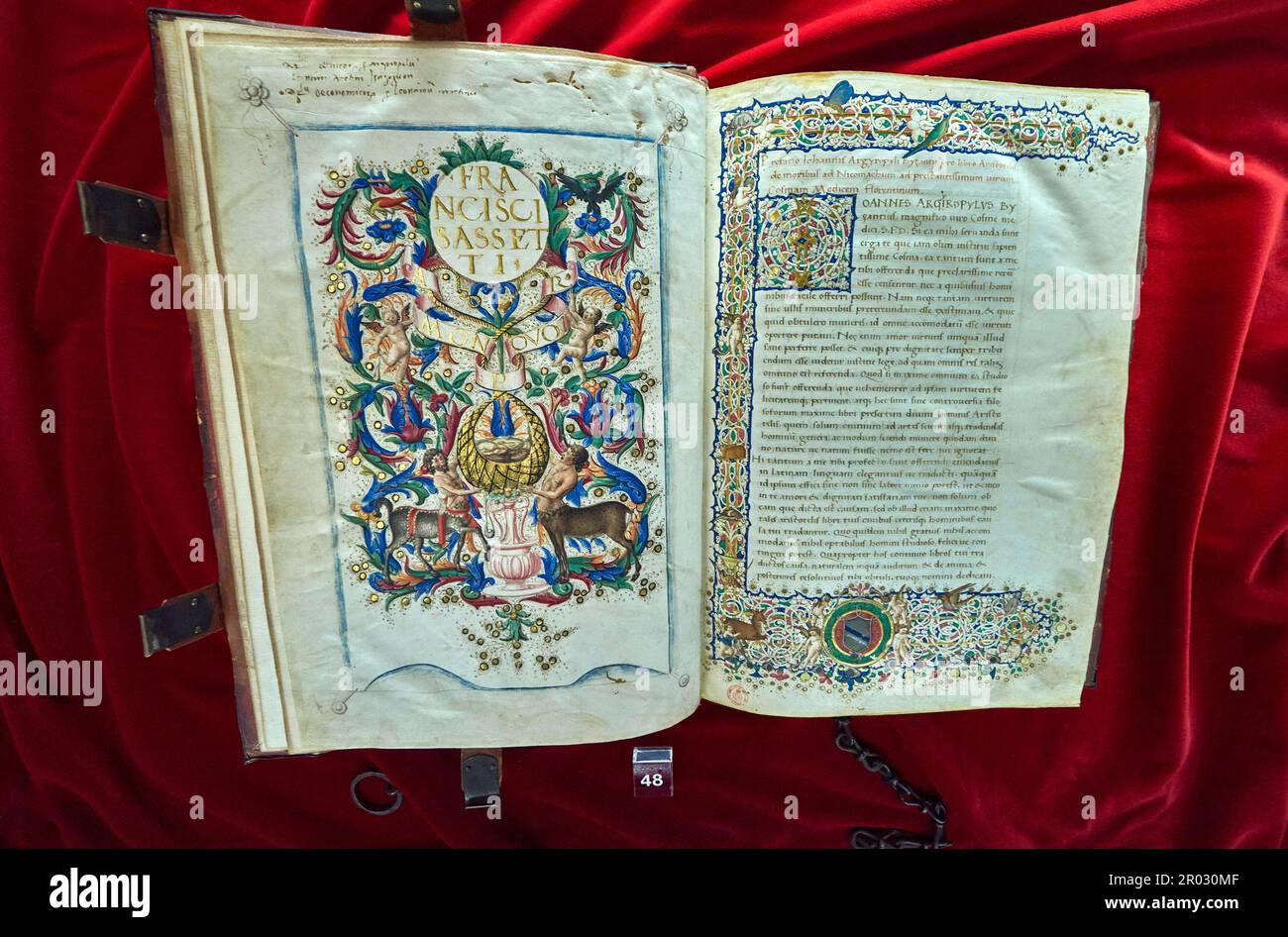 Priceless artefacts in the Laurentian Library in San Lorenzo Basilica ...