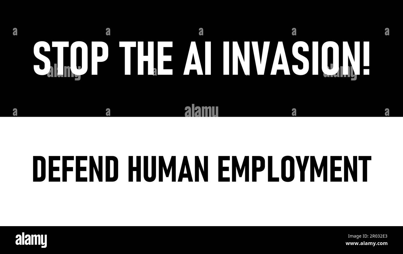 Ai stop hi-res stock photography and images - Alamy