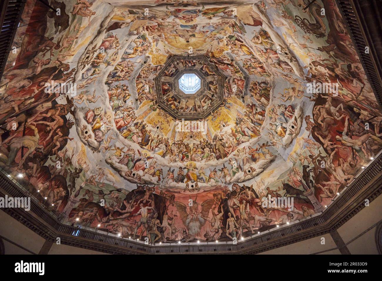Dome tour of the cathedral Santa Maria del Fiore in Florence, Firenze ...