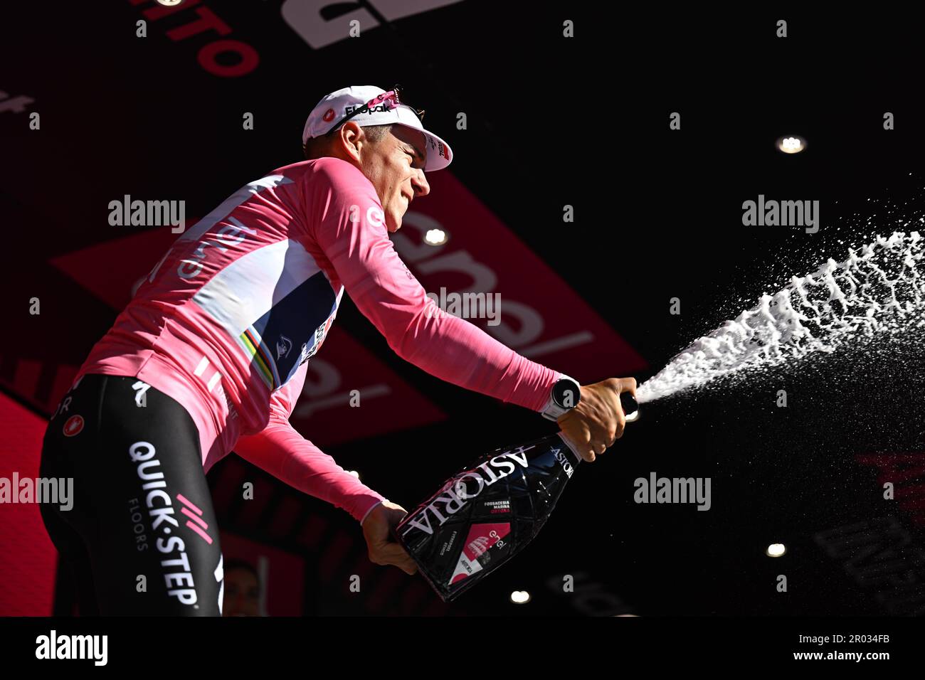 Ortona, Italy. 06th May, 2023. Belgian Remco Evenepoel of Soudal Quick ...