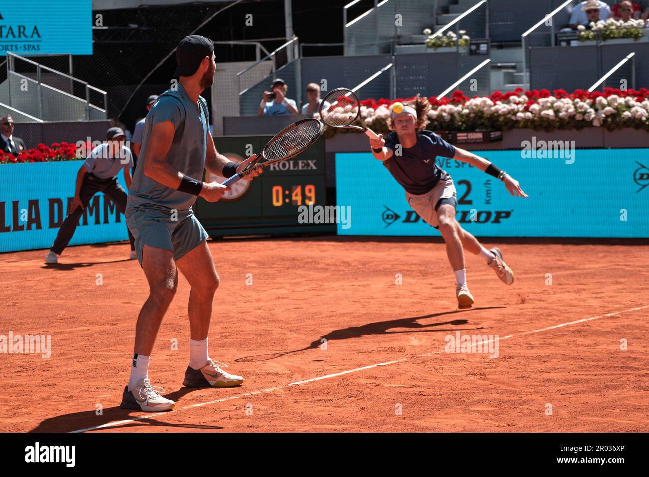 Madrid open doubles hi-res stock photography and images - Alamy