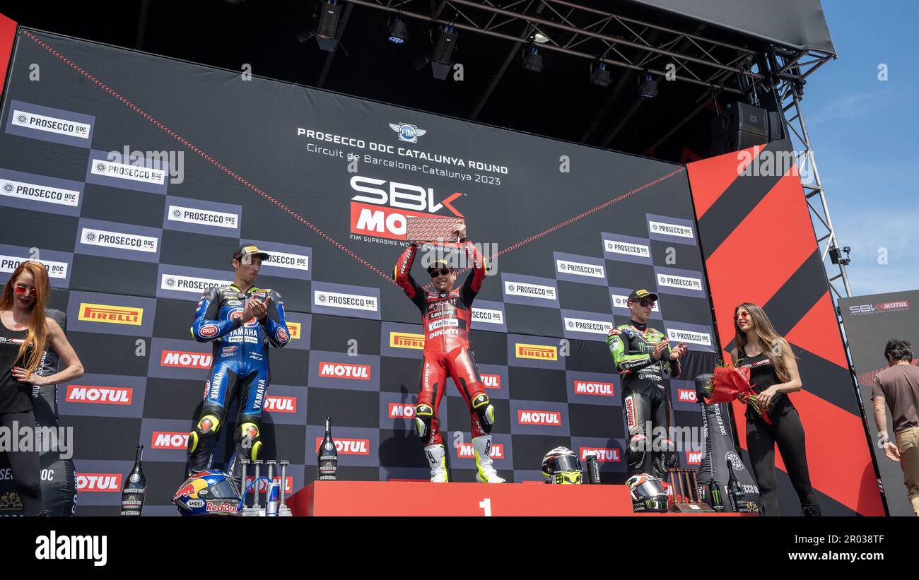 Barcellona, Spain. 06th May, 2023. N°1 Alvaro Bautista ESP Ducati Panigale V4R ARUBA.IT Racing ...