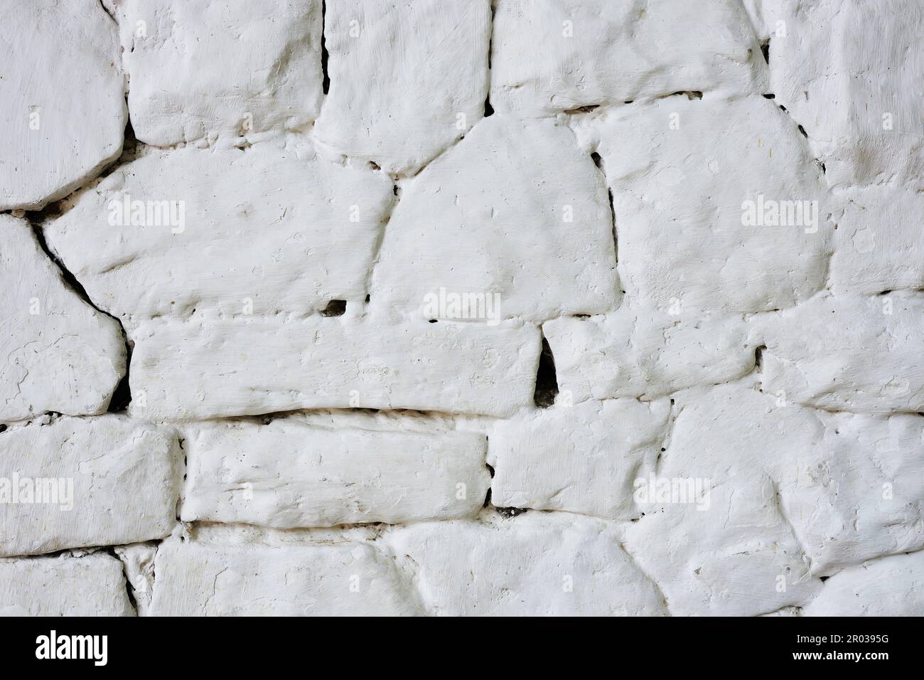 Stone wall. Old chalk stone pattern background. Natural background and ...