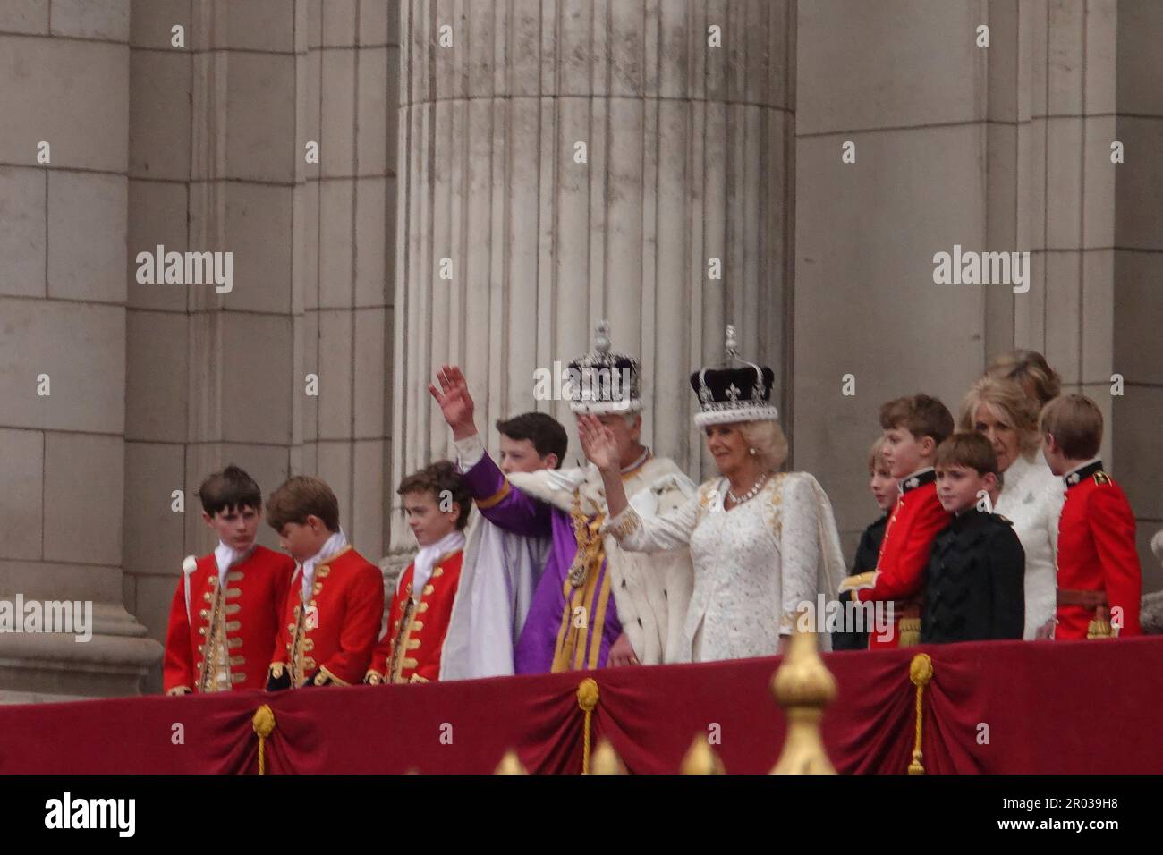 Westminster, London, UK. 6th May, 2023. HRH King Charles lll and Queen ...