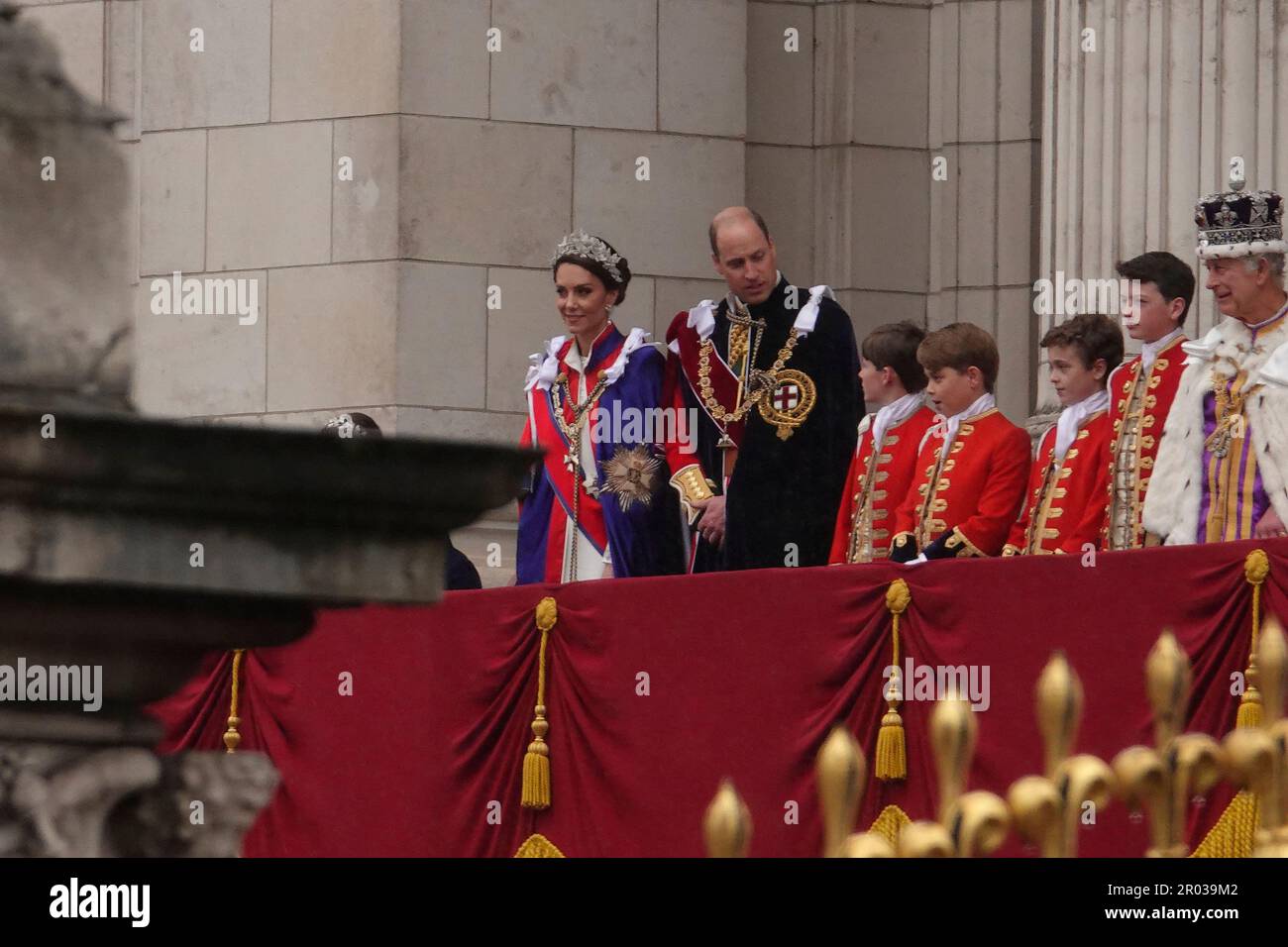 Westminster, London, UK. 6th May, 2023. HRH King Charles lll and Queen ...
