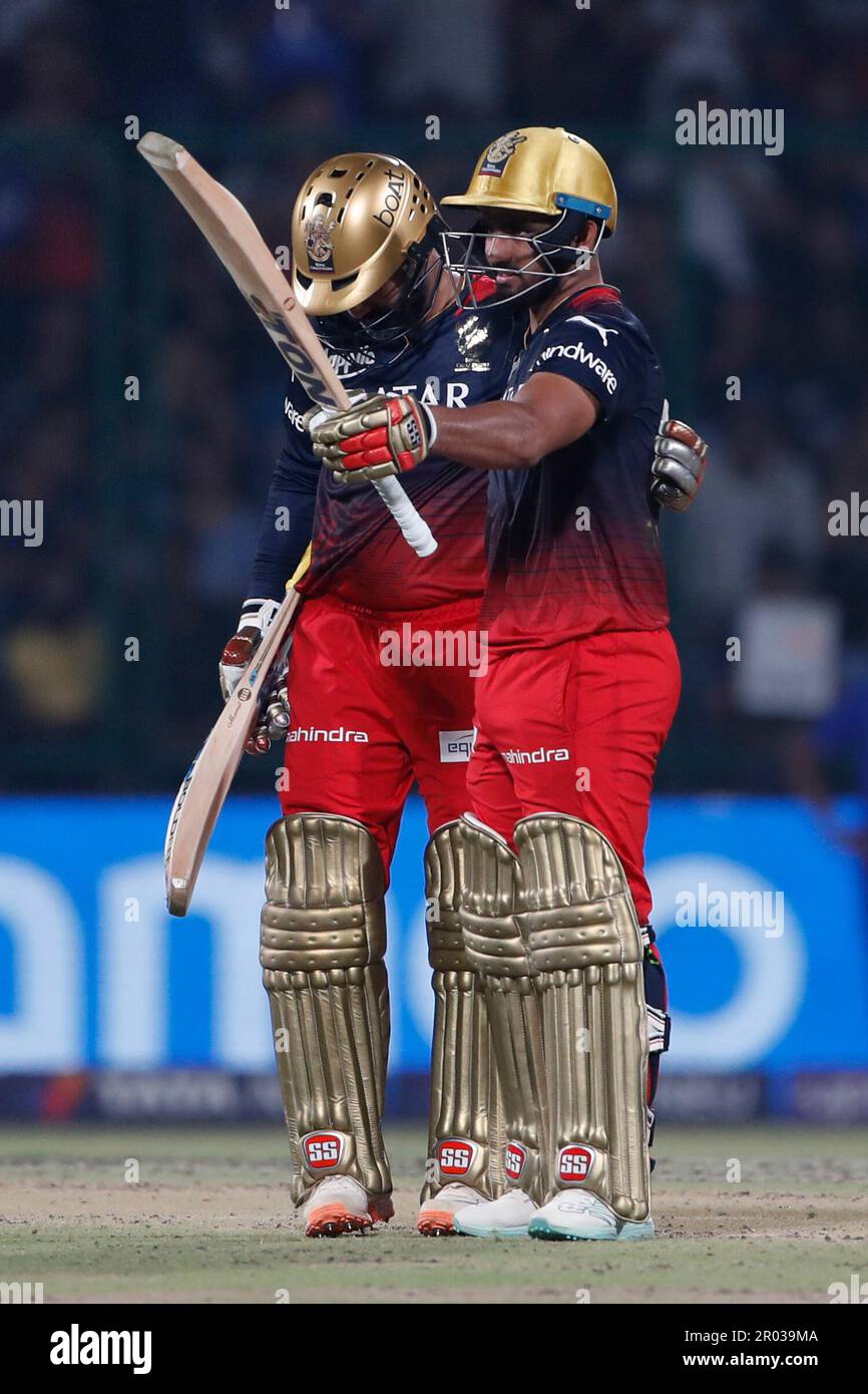Royal Challengers Bangalore's Mahipal Lomror celebrates his fifty runs ...