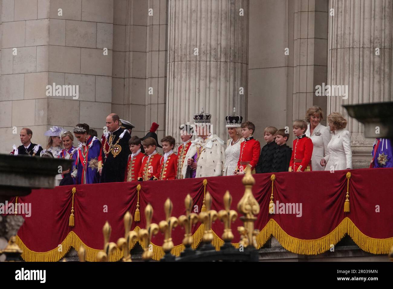 Westminster, London, UK. 6th May, 2023. HRH King Charles lll and Queen ...