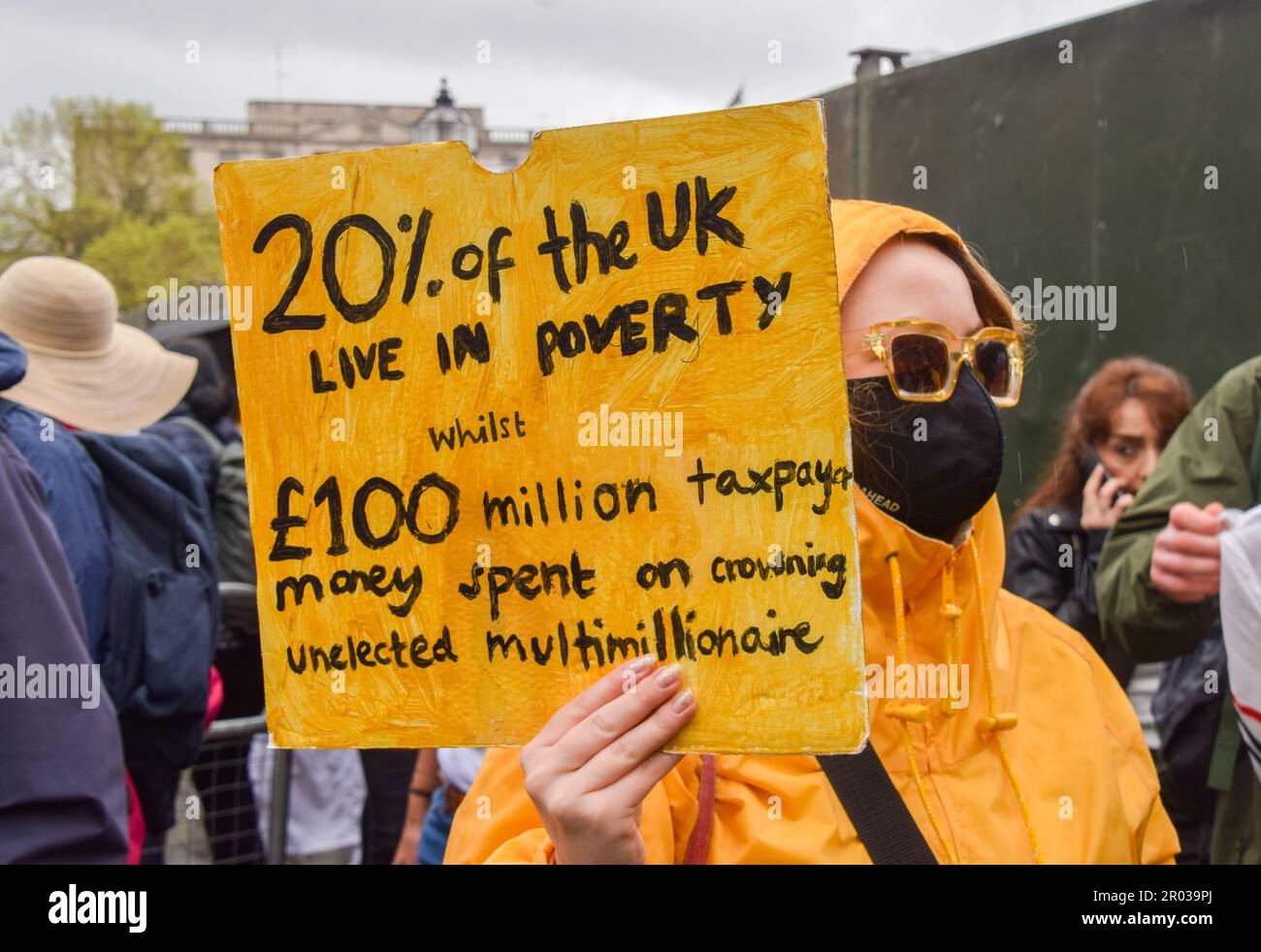 Anti royal protest uk cost hi-res stock photography and images - Alamy