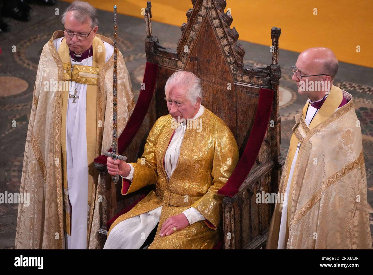 Coronation King With Sword Szczerbiec Coronation Sword Of Polish Kings