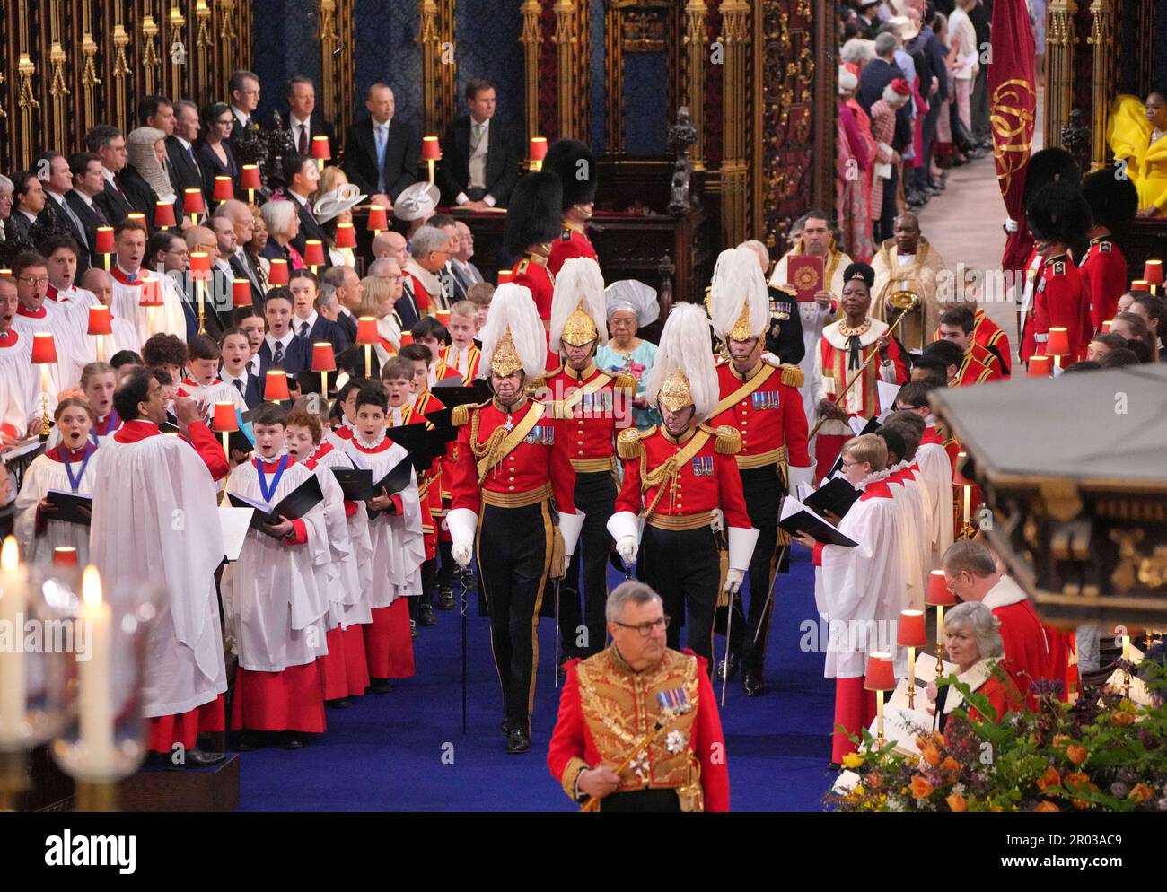 The coronation ceremony of King Charles III and Queen Camilla in ...