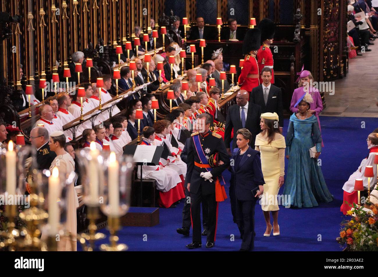 Foreign royals attending the coronation ceremony of King Charles III ...