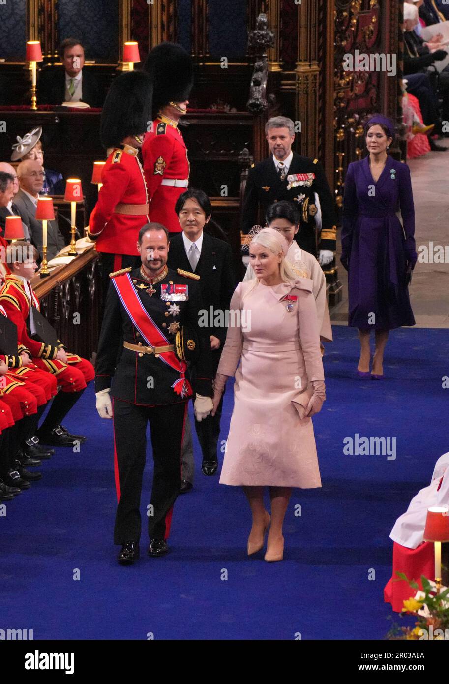 Foreign royals attending the coronation ceremony of King Charles III ...