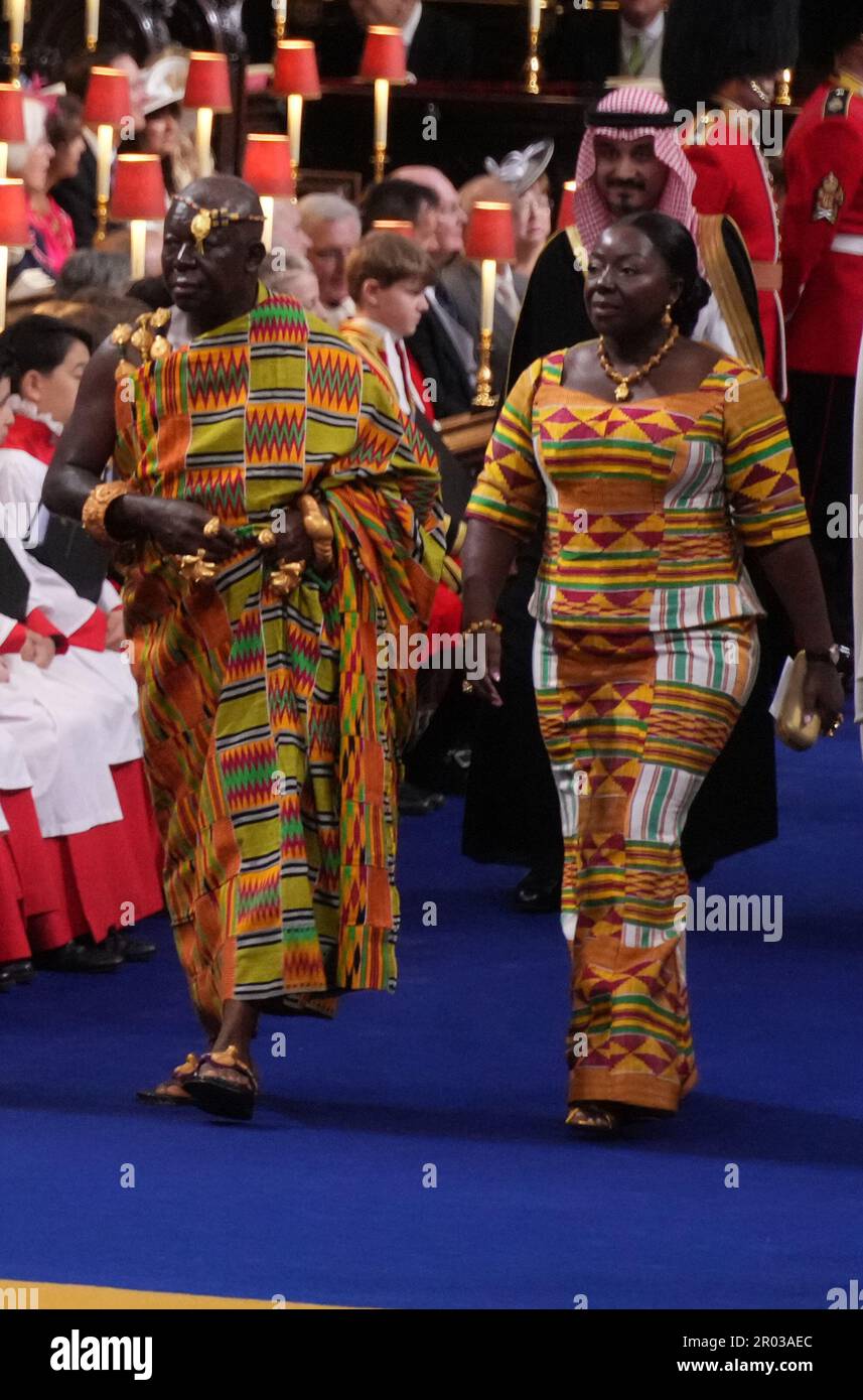 Representatives of the Commonwealth Realms arrive at the coronation ...