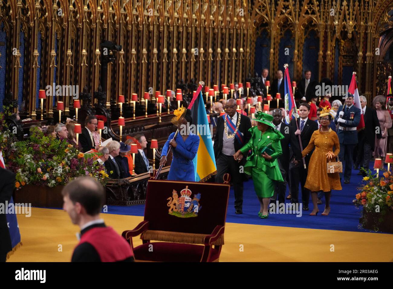 Representatives of the Commonwealth Realms arrive at the coronation ...