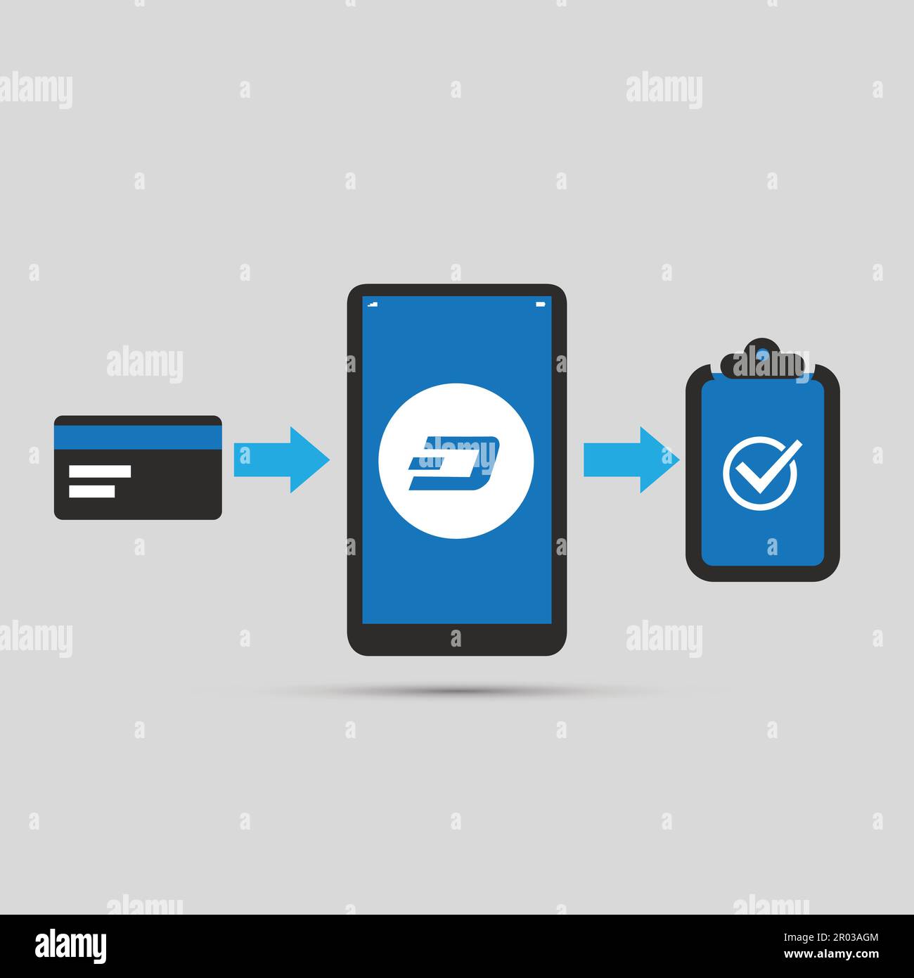 Online shopping process illustration Stock Vector Image & Art - Alamy
