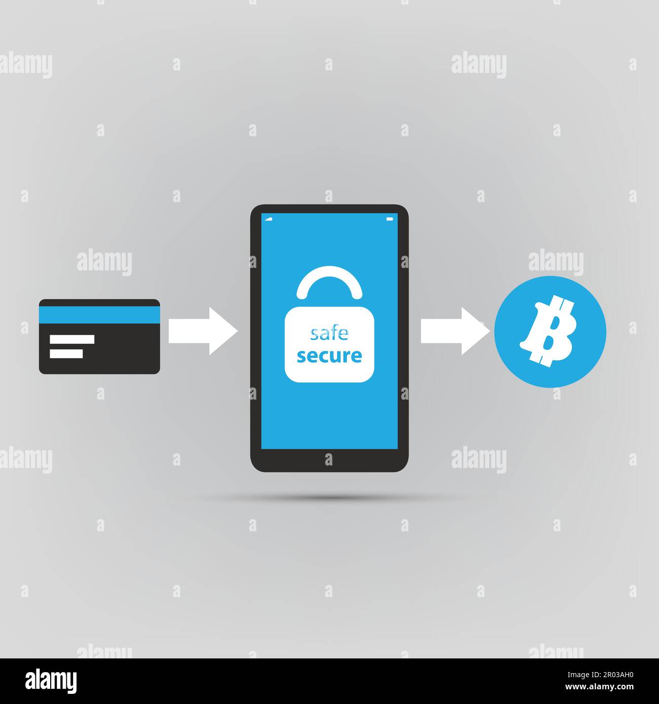 Safe secure online transaction payment Stock Vector Images - Alamy
