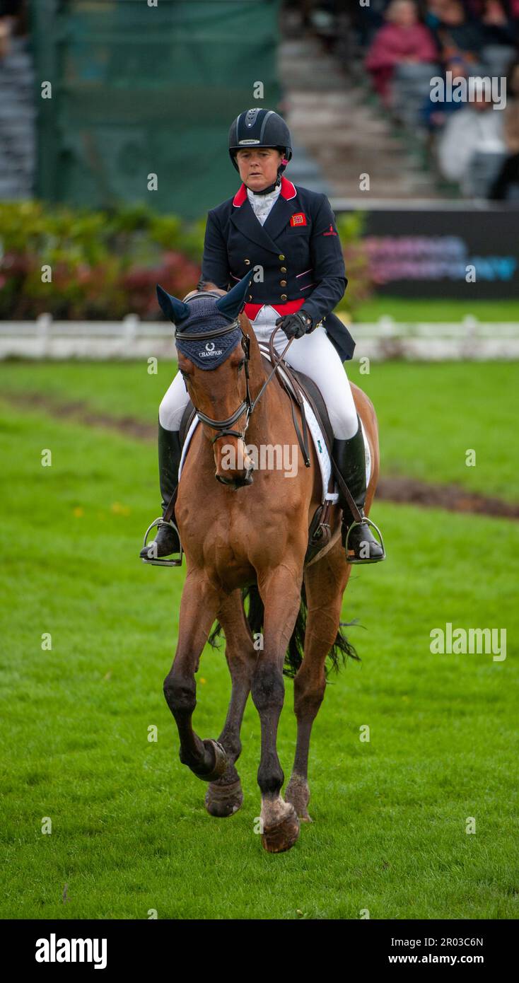 Pippa Funnell riding Billy Walk On representing GREAT, UK. 6th May ...