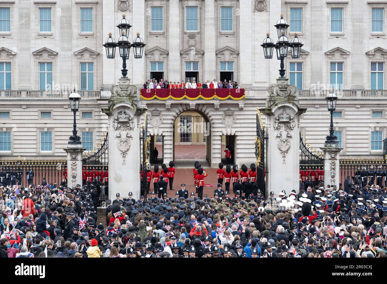Members of the royal family: the Duke of Edinburgh, the Earl of Wessex ...