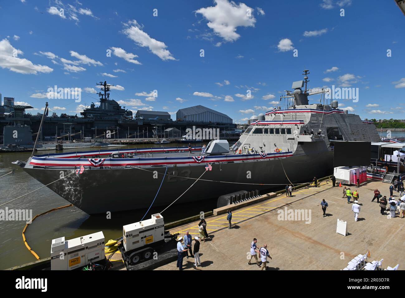 Photo by: NDZ/STAR MAX/IPx 2023 5/6/23 Naval ship USS Cooperstown (LCS ...